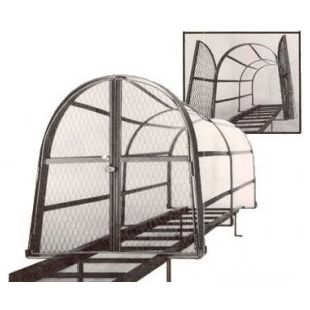 Cotterman FSC Series Fixed Steel Ladders with Side Exit Cage