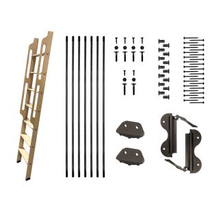 Bunk & Loft Ladder Hardware Kits | Library Ladders for Lofts