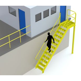 Prefab Stairs - Steel & Aluminum | Industrial Metal Stairs