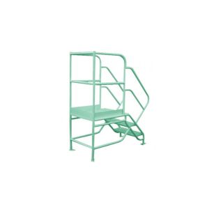 Stair Access Ladder Platform for Tanks, Generators, and Boilers