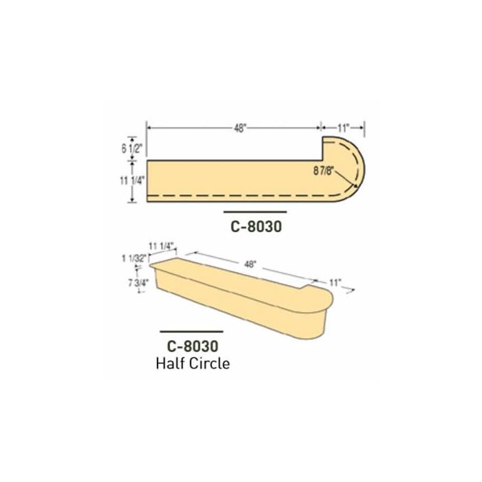 Half Circle Wood Steps | Half Circle Stair Steps - Starting