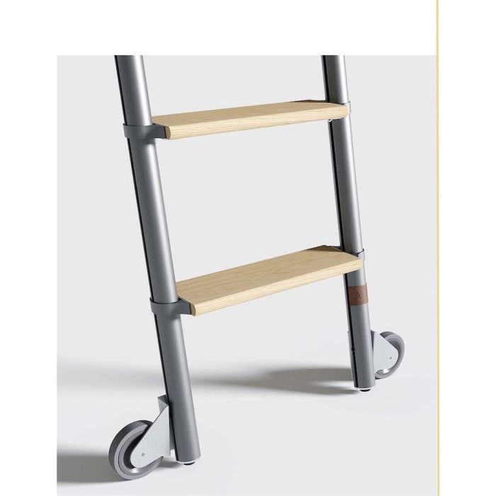 Tall Rolling Library Ladder