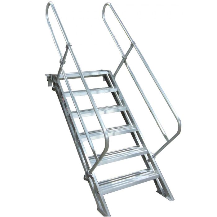 Metallic Ladder 29-1/4"W Removable Aluminum Stairways