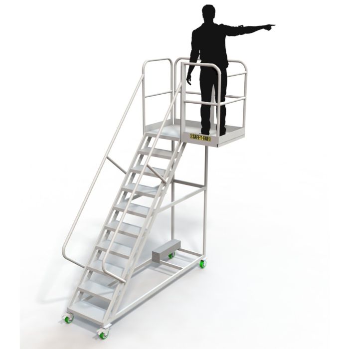 Custom Side Cantilever Rolling Ladder