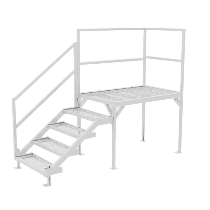 Aluminum Stairs And Platforms