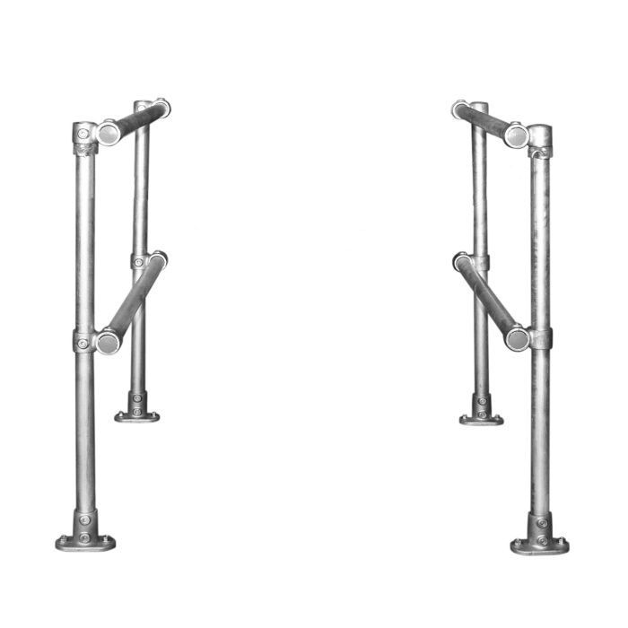 Ground Mounted Industrial Safety Railing