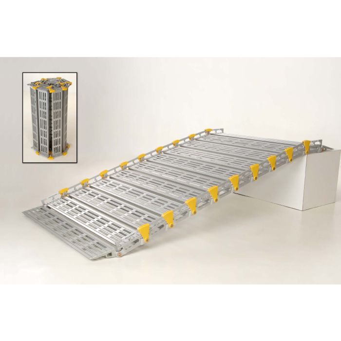 Roll-A-Ramp Lightweight Portable Aluminum Wheelchair Ramp