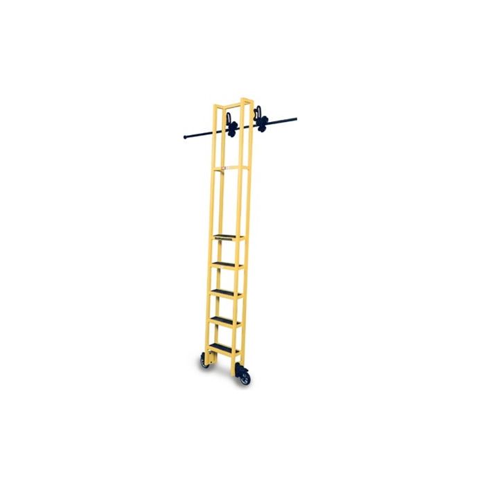 Steel Rolling Library Ladder | Cotterman Track Ladder