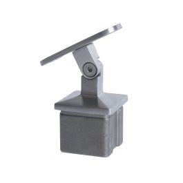 House of Forgings Adjustable Angle Square Post Handrail Support