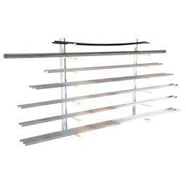 Vestil SR-WM 60"H Economic Wall Mount Material Rack - 1000 lbs Capacity