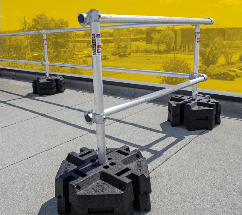 Kwik Kit Safety Rail Preassembled Safety Rail Sections That Speed Up
