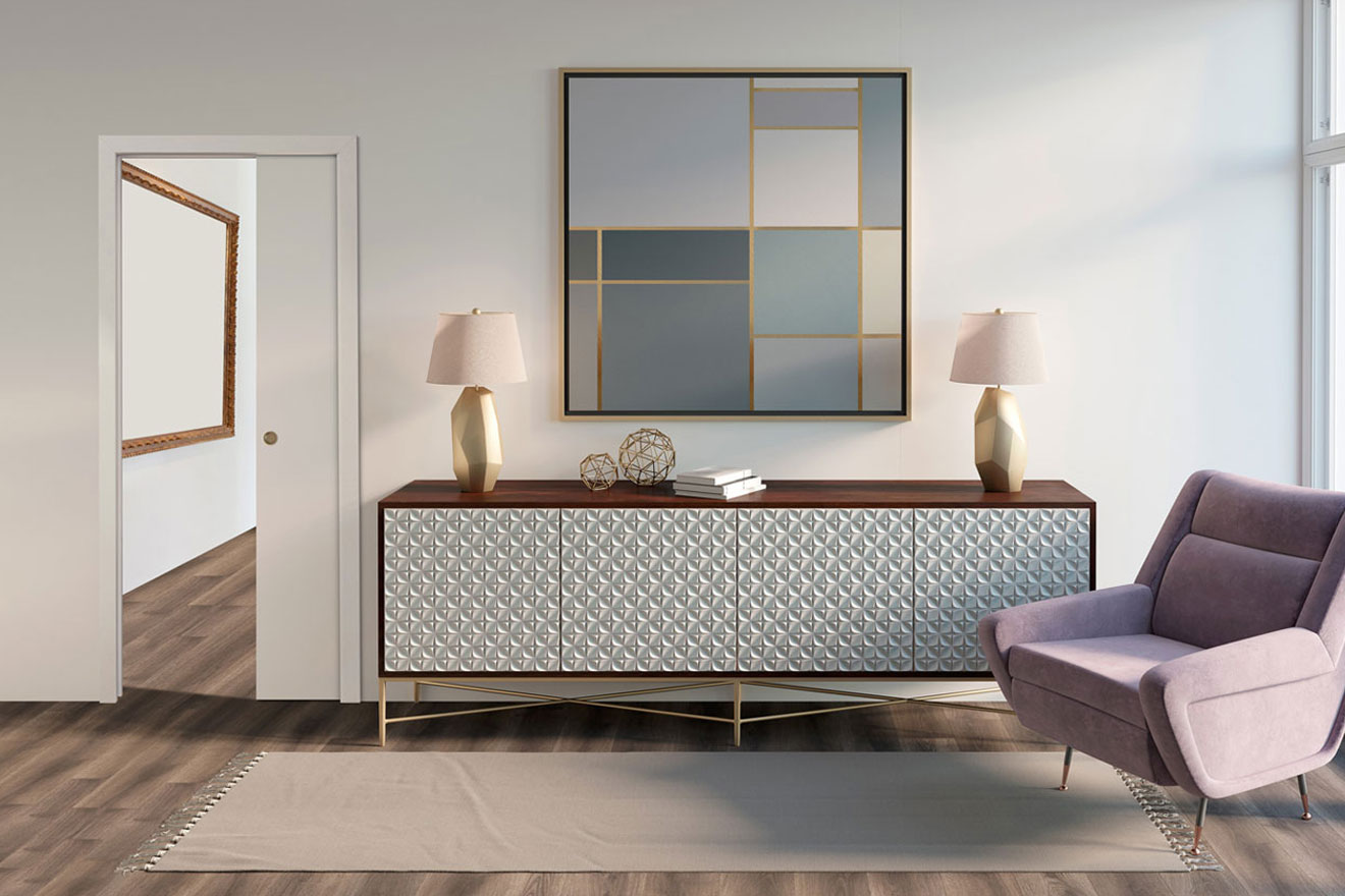 Pocket doors by Rocket Door Frames that hide when you don’t need them