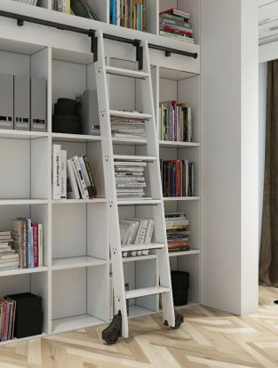 Find a modern rolling library ladder in the Alta Rolling Library Ladder ...